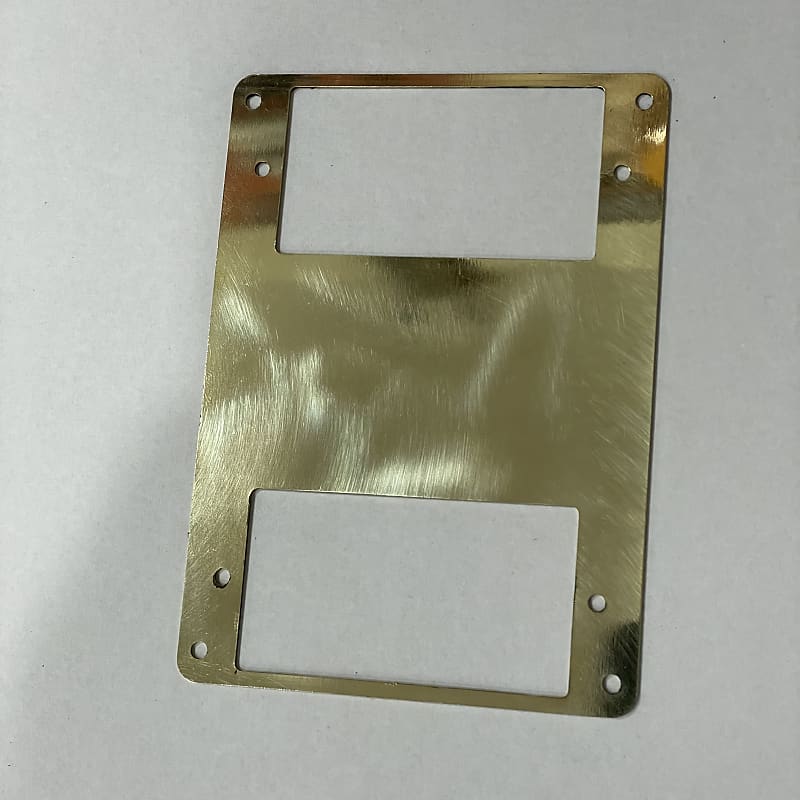 Silverlake Guitars Dual Humbucker Brass pickup plate for | Reverb