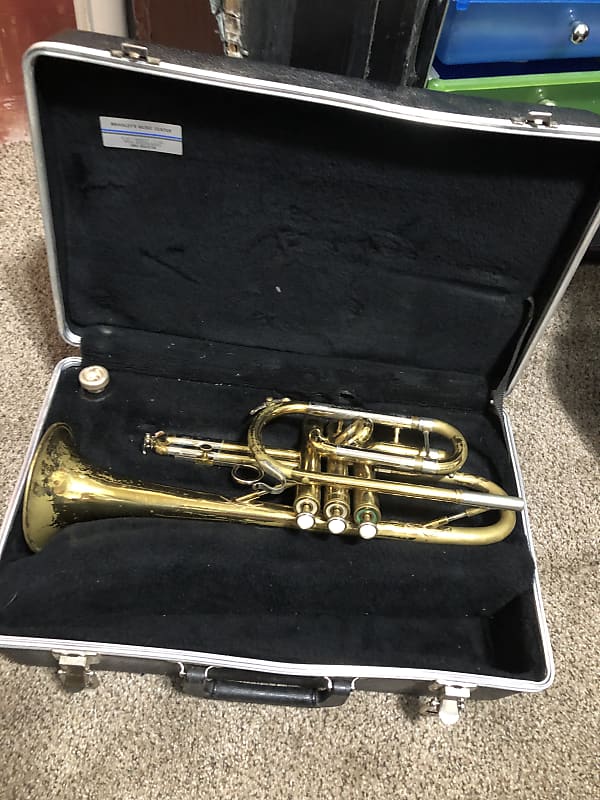 Buescher Cornet (Trumpet) - Excellent Player, Valves are | Reverb