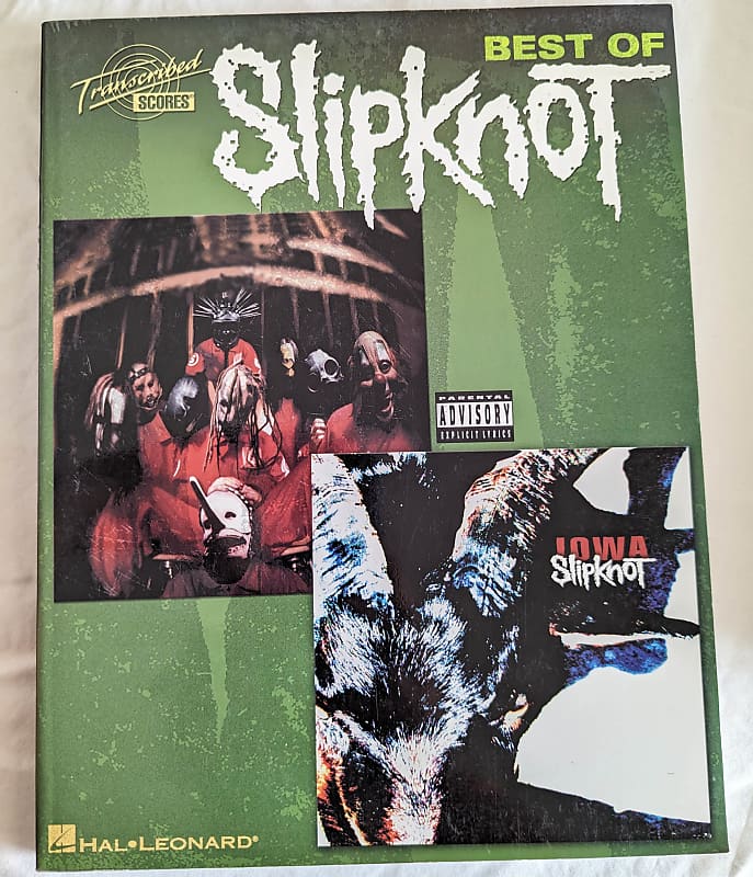 Slipknot Best of Transcribed Scores Sheet Music Song Book | Reverb