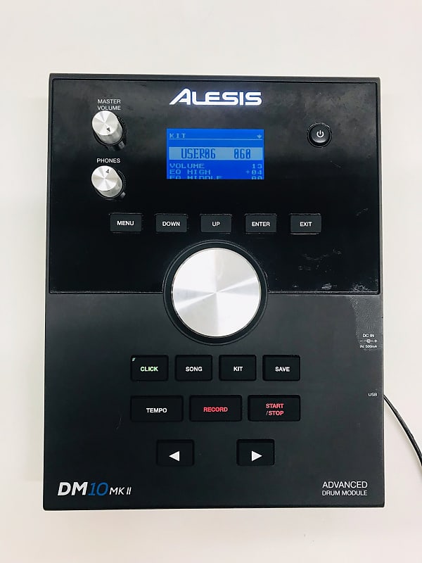 Alesis DM10 MKII Studio Drum Module Brain with Cables | Reverb