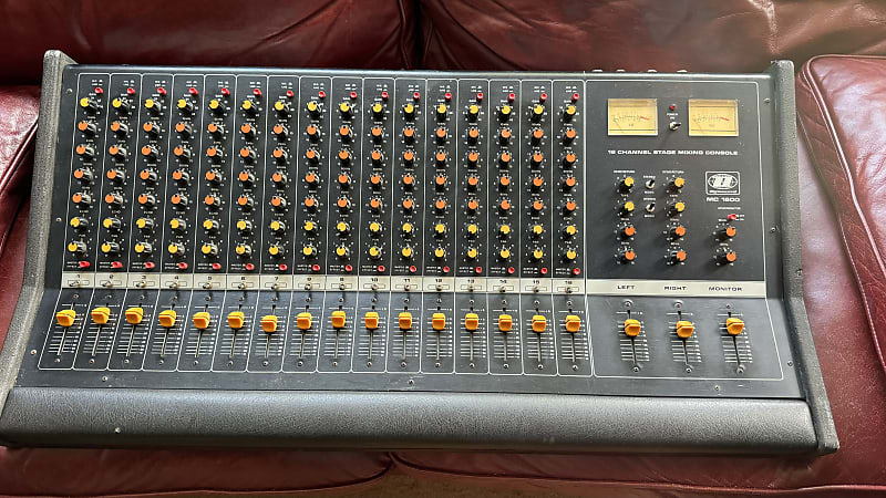 Vintage Dynacord MC1600 16 channel analog mixer Early 1970’s | Reverb