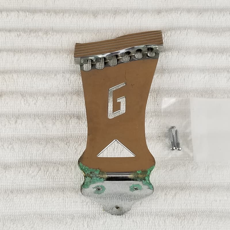 1960s Gretsch Trapeze Tailpiece - With Screws | Reverb