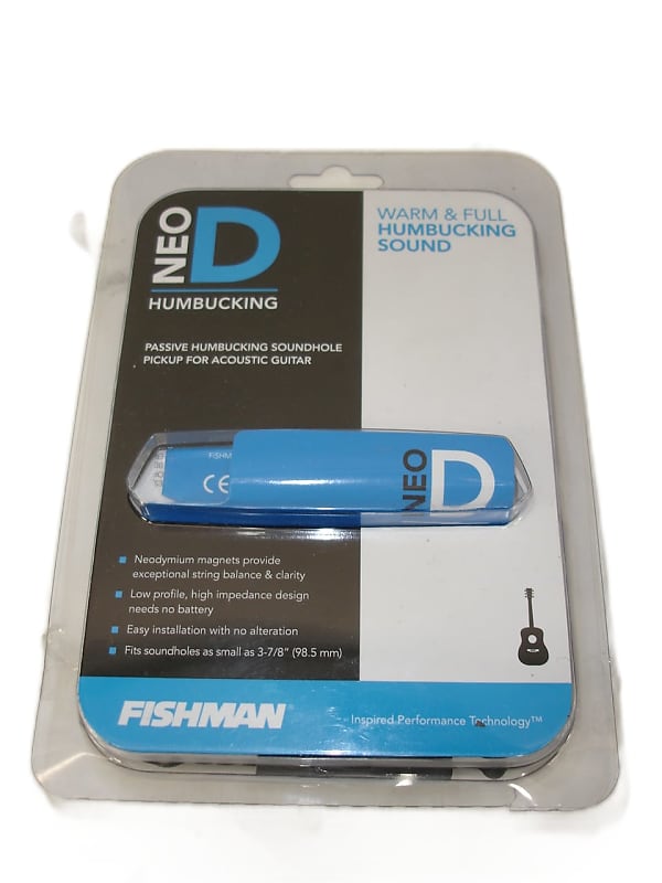 Fishman Neo-D Neo-D02 Magnetic Acoustic Soundhole Humbucker | Reverb