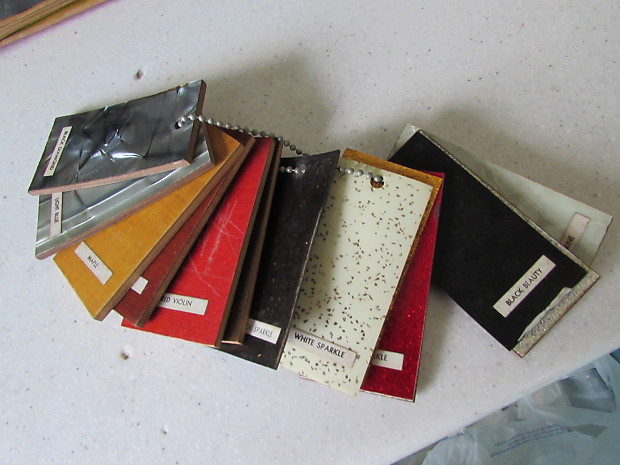 Slingerland Niles Color Samples 1950's All | Reverb