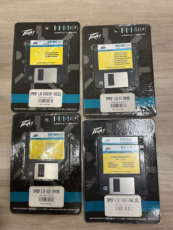 Peavey DPM SP sample floppy disks X 4 packs | Reverb