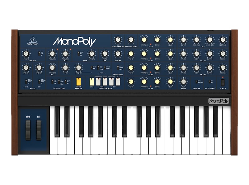 Behringer MONOPOLY Analog Keyboard Synthesizer [DEMO] | Reverb