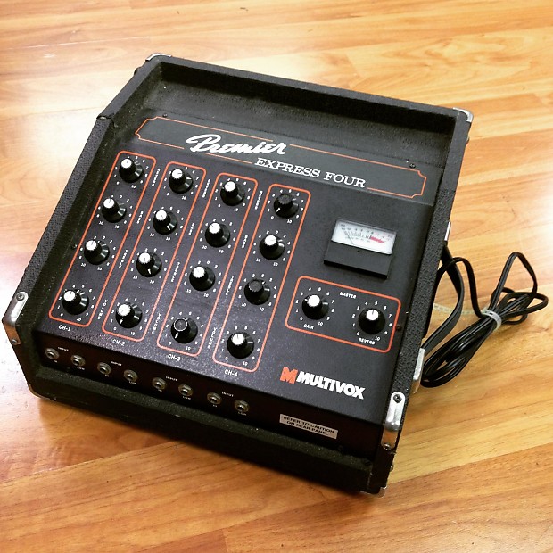 Multivox Premier Express 4-Channel Powered Mixer | Reverb