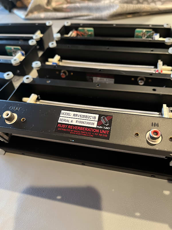 Nine Ruby Tubes RRVS2EB2C1B Reverb Tanks | Reverb
