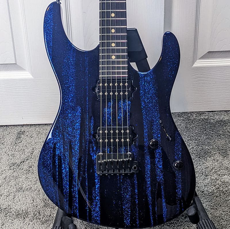 2021 Suhr Modern HH in RARE Blue Sparkle Drip - MINTY! | Reverb