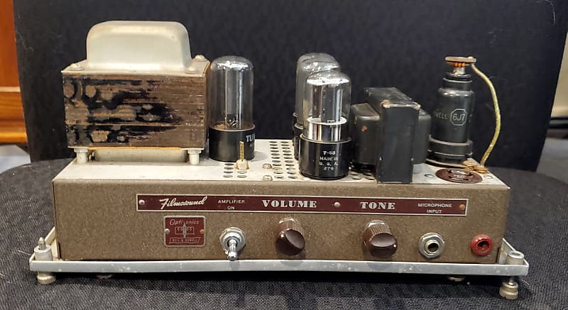 Bell & Howell Filmosound 179 Original Tube amp 6V6 6J7 6SL7 | Reverb