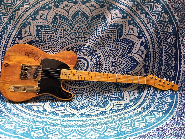 Old Vintage 50s Style Homemade Pine Esquire-Telecaster | Reverb