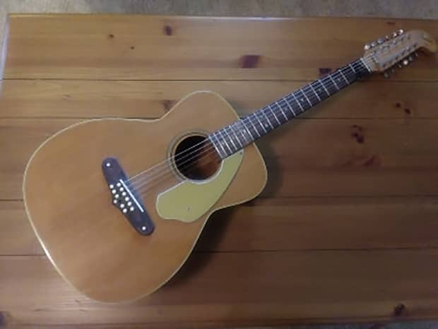 Fender Villager 12-string 1960s Natural | Reverb