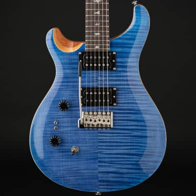 PRS SE CUSTOM 24-08 Left Hand Faded Blue Electric Guitar | Reverb UK