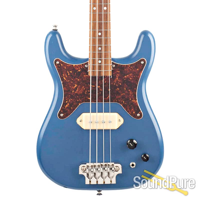 Serek Midwestern Placid Blue Short Scale Bass #MW-167 | Reverb