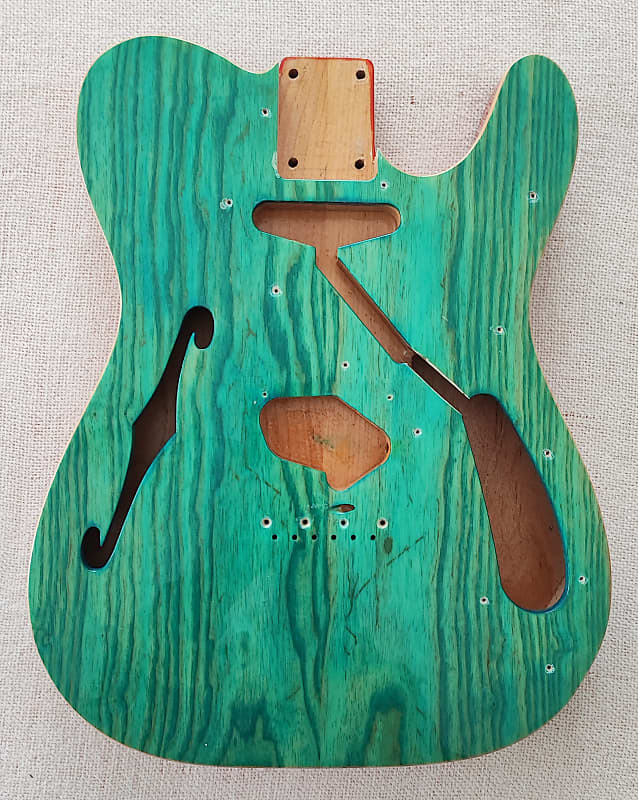 Telecaster Thinline Style Guitar Body | Reverb