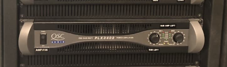 QSC PLX 3402 2000's Black/Grey | Reverb