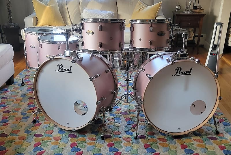 Pearl Decade 6pc Maple Rose Mirage Drum Set | Reverb