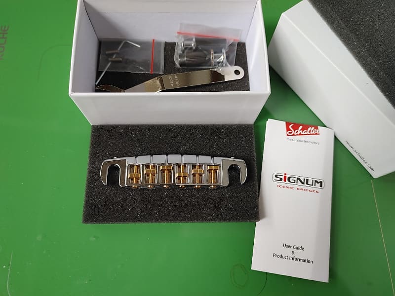 Schaller Signum Bridge Adjustable Wraparound Stoptail Nickel | Reverb