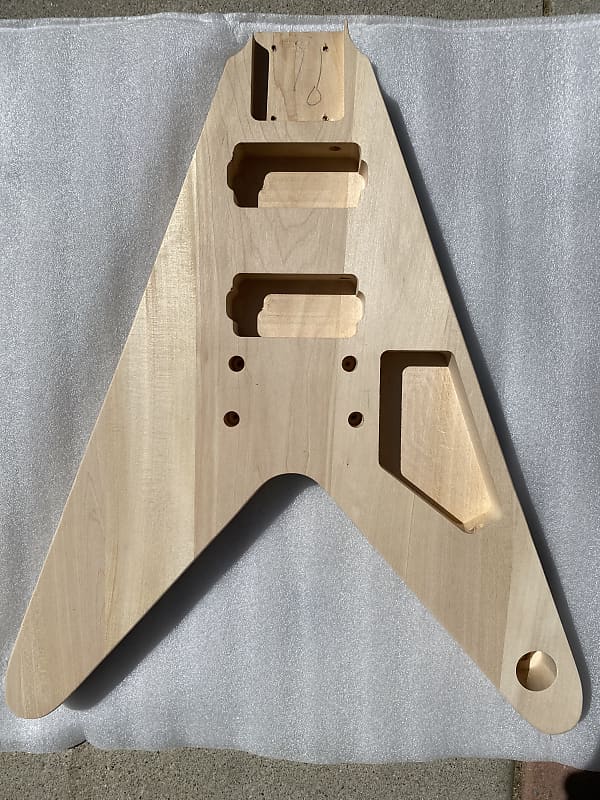 7-String V Style Guitar Body ONLY | Reverb