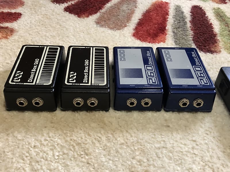 DOD 260 Direct Boxes - lot of 4 | Reverb