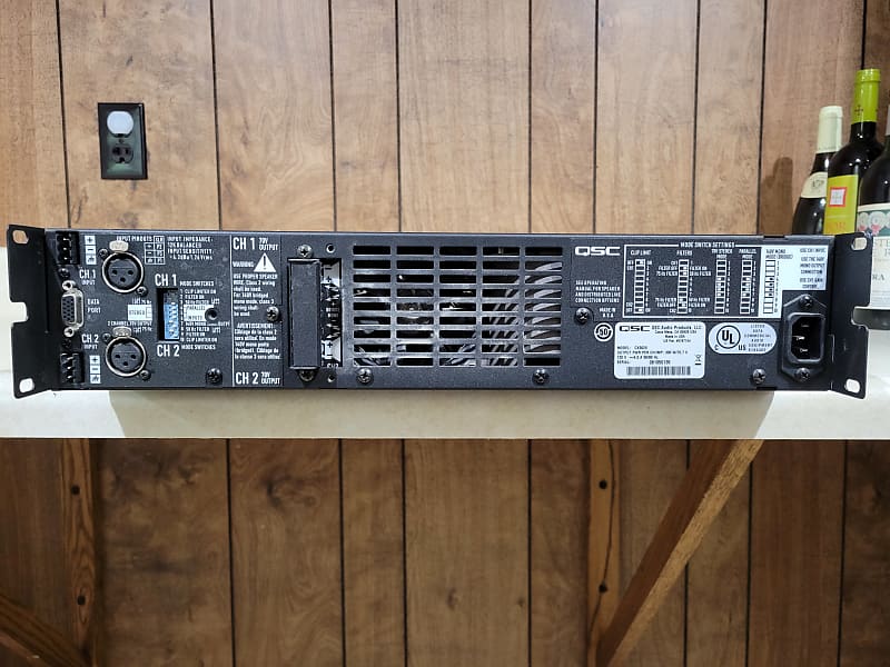 QSC CX302V 2-Channel Power Amplifier 2010s - Black | Reverb