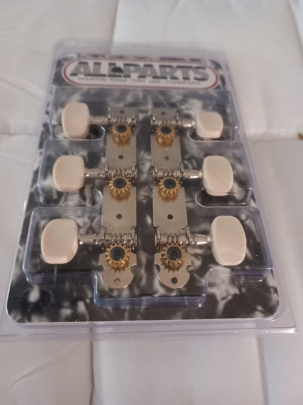 Allparts 3 On A Side Tuners 2000's Chrome | Reverb