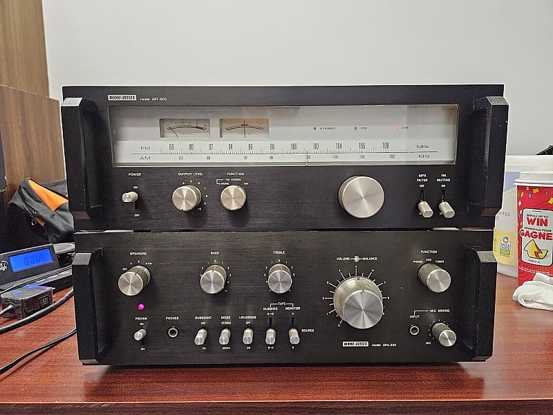 Audio Reflex ARA-335 Stereo Amplifier & ART-600 Stereo Tuner | Reverb