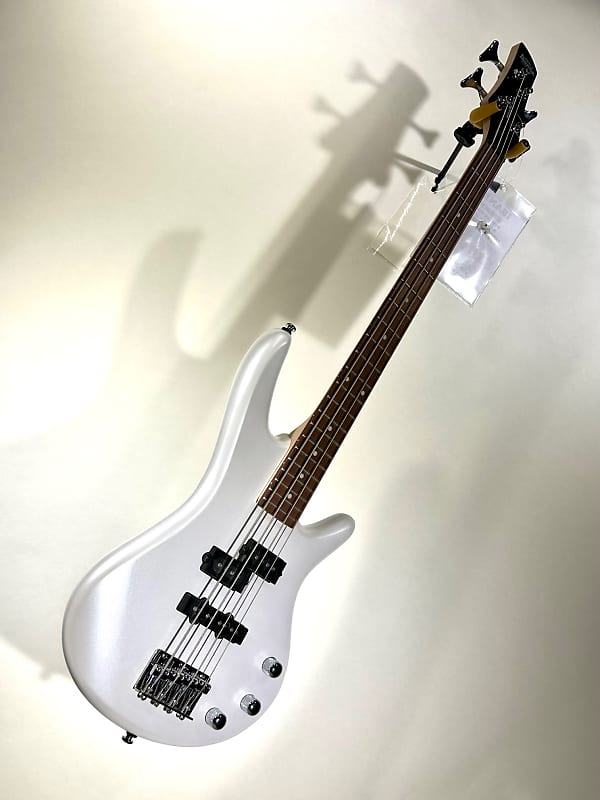 Ibanez GSRM20B Bass Guitar White Finish - Pro Setup | Reverb