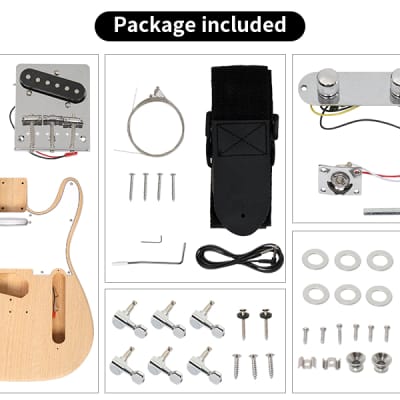 Glarry DIY GTL Electric Guitar Kit | Reverb