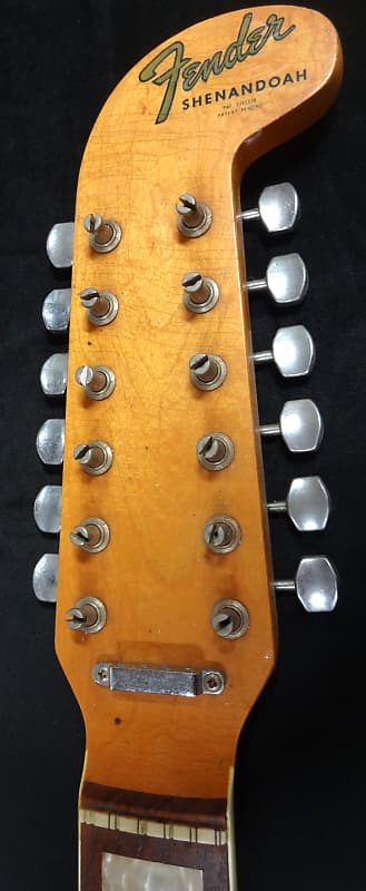 Vintage Fender Shenandoah 12 String Guitar Neck with Tuners | Reverb