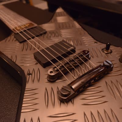 ESP EX Explorer Diamond Plate James Hetfield Metallica EMG 81 | Reverb