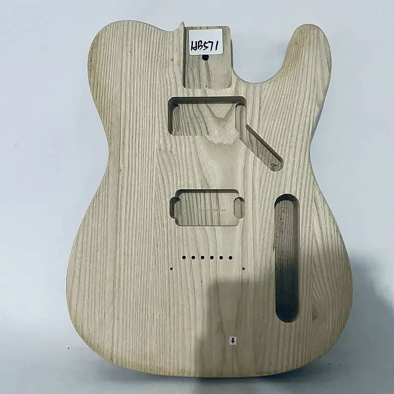 Solid Ash Wood Guitar Telecaster Tele Style Body | Reverb Canada
