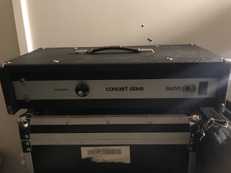 Sunn Concert Slave 1970’s Black and Silver | Reverb Australia