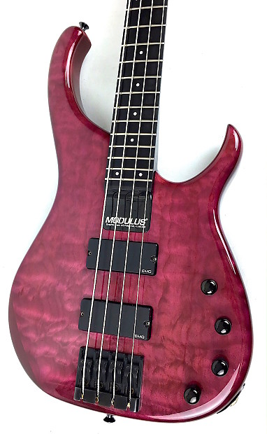 Modulus Quantum 4 Bass - Transparent Magenta | Reverb