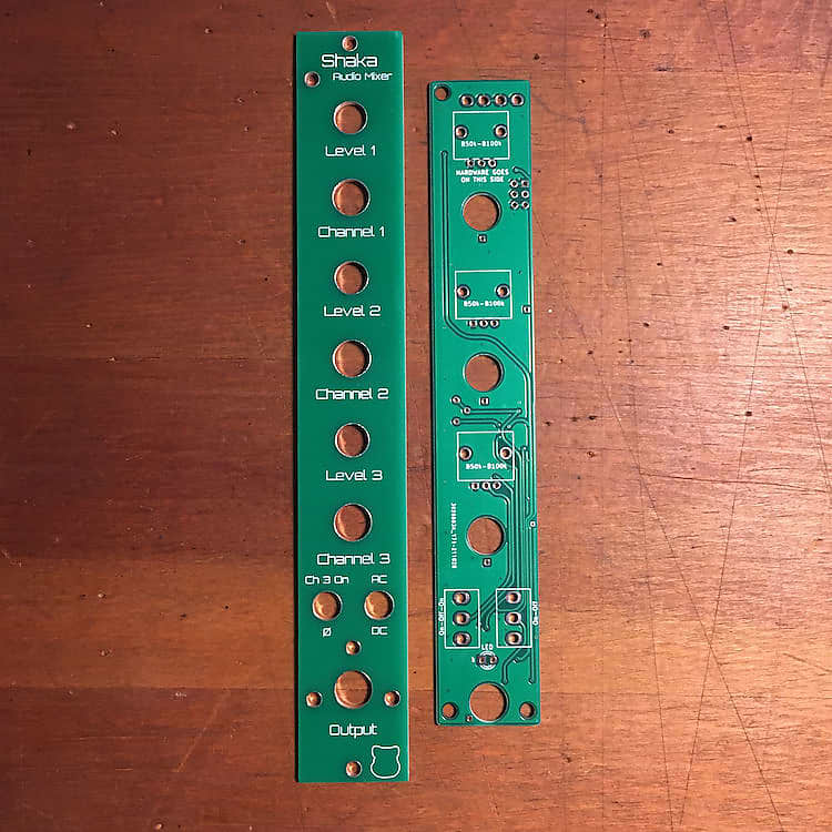 SetonixSynth Shaka 3-Channel Audio Mixer - 4U LW Loudest | Reverb