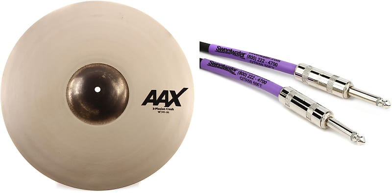 Sabian 18 inch AAX X-Plosion Crash Cymbal - Brilliant Finish | Reverb