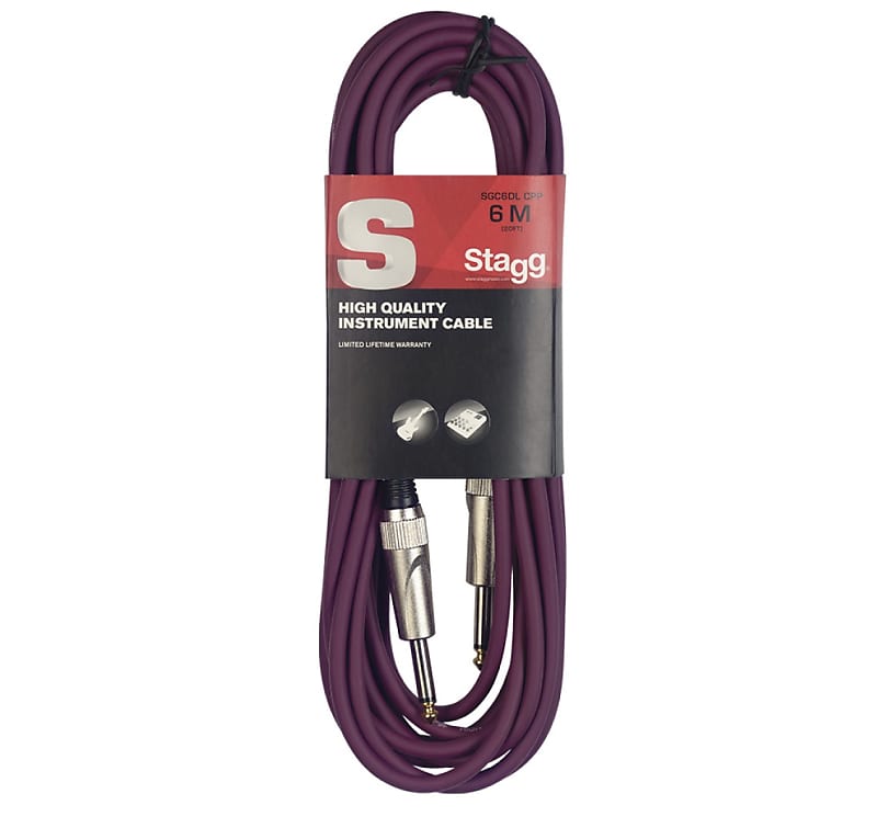 Instrument cable, jack/jack (m/m), 6 m (20"), heavy-duty | Reverb