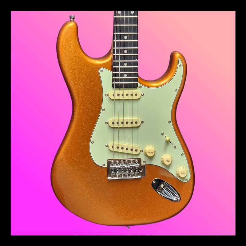 Tagima TW Series Electric-Orange Metallic Sparkle (New) | Reverb