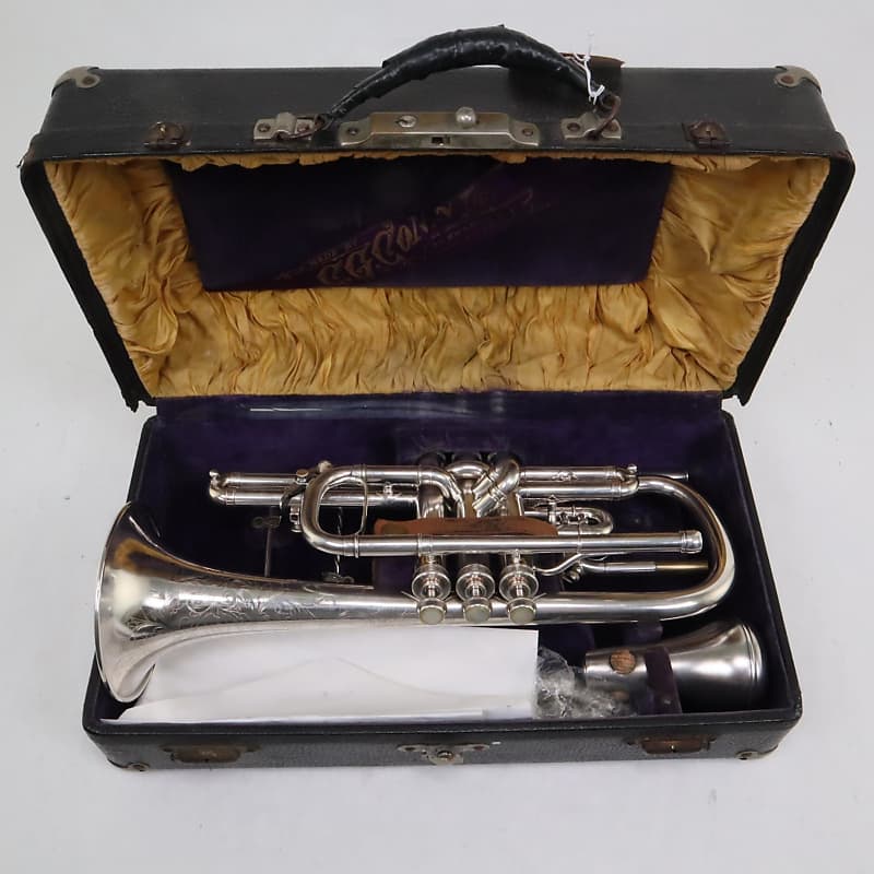 C.G. Conn Perfected CONNqueror Model Cornet with ORIGINAL | Reverb
