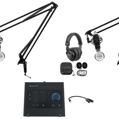 2-Person Podcast Podcasting Recording Kit w/Presonus Quantum | Reverb