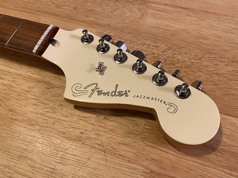 Fender Player Jazzmaster Neck Olympic White Headstock | Reverb