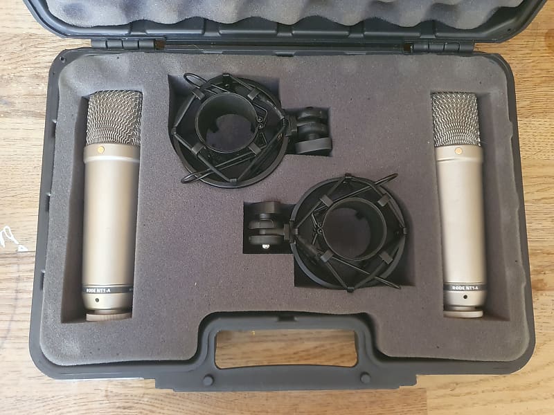 Rode NT1 - A Matched Pair 2005-2010 - Silver | Reverb