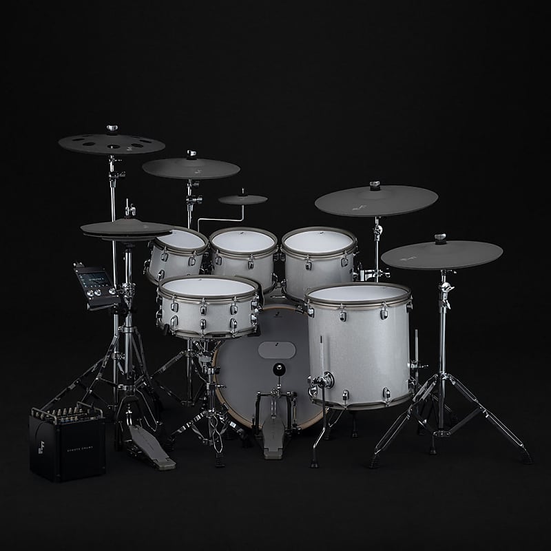 EFNOTE PRO 704 Traditional Electronic Drum Set White Sparkle | Reverb