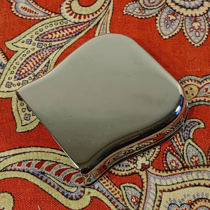 VINTAGE 1978 FENDER TELECASTER CHROME "ASHTRAY" BRIDGE COVER | Reverb