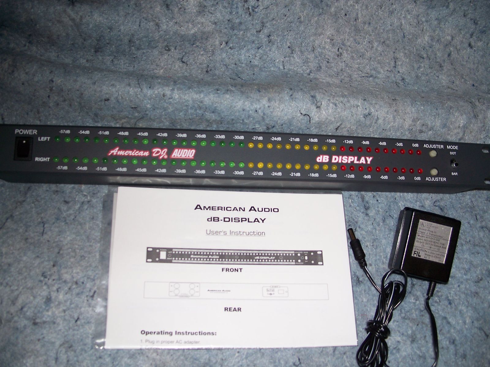 American Audio DB-DISPLAY-BLK dB Meter w/ LED Lights | Reverb Canada