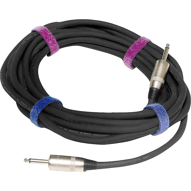 Live Wire Elite 12g Speaker Cable 1/4" to 10 ft. Black | Reverb