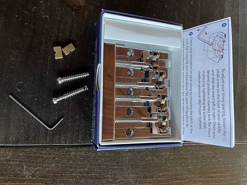 Hipshot KickAss High-mass Bass Bridge for 5-bolt Fender | Reverb