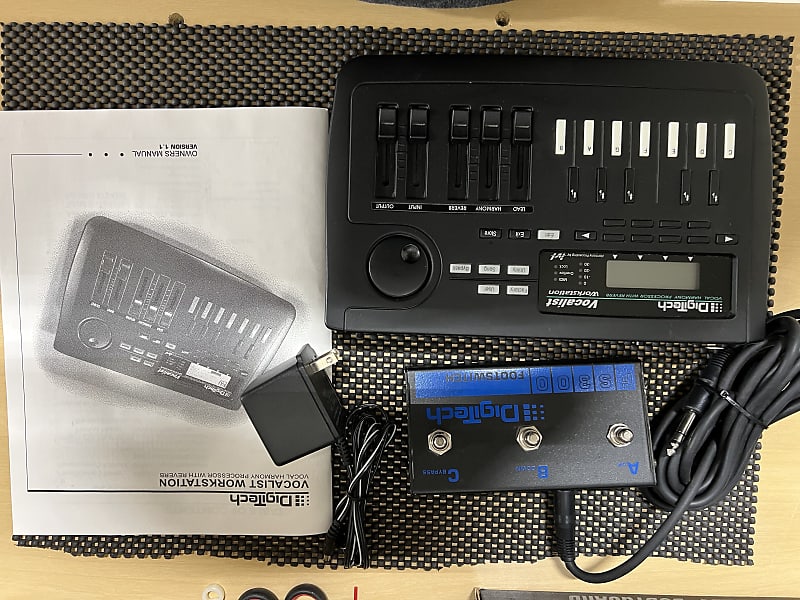 DIGITECH VOCALIST WORKSTATION- 1980,s Black | Reverb