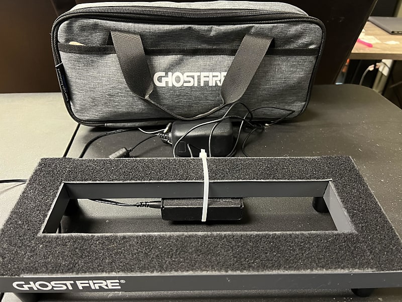 Ghostfire 13.7''x5.5'' Pedalboard With Ernie Ball Volt | Reverb
