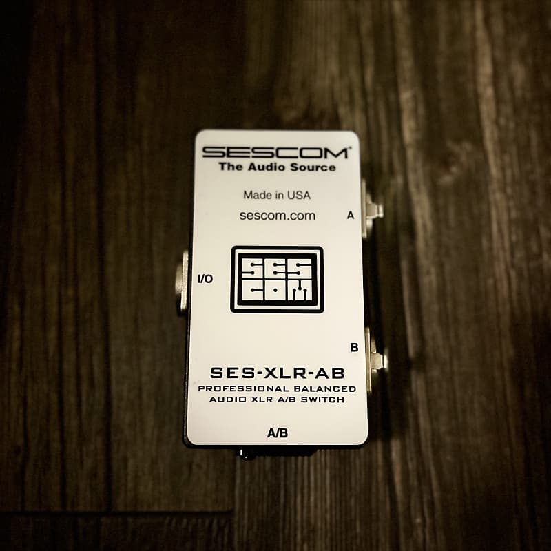 Sescom SES-XLR-AB Balanced Audio Pro Grade XLR A/B Passive | Reverb